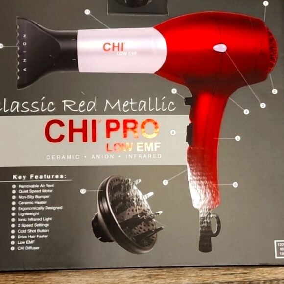 Chi | Hair | Chi Pro Low Emf Classic Red Metallic | Poshmark